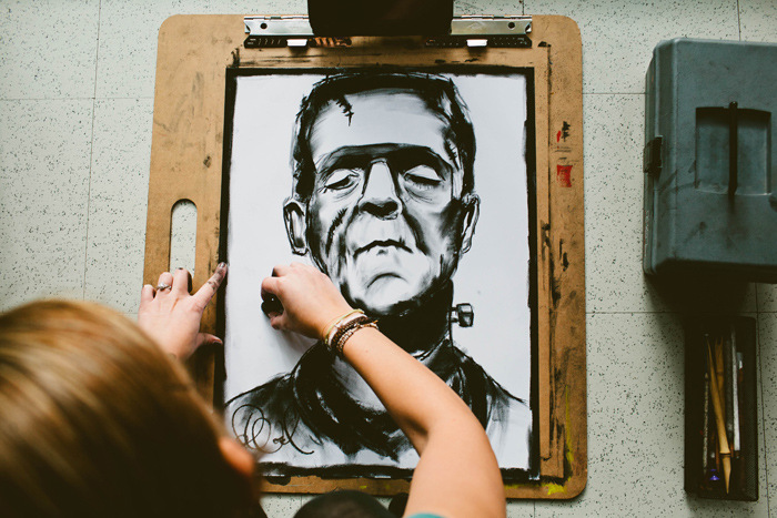 Pomelo: Drawing Frankenstein in 15 Minutes