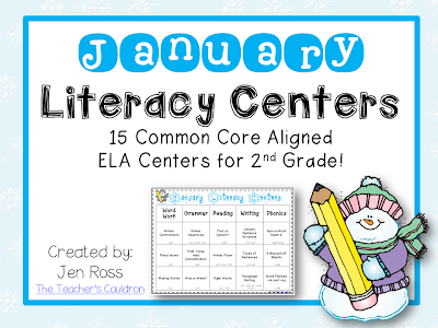 January activities - centers, penguins, and freebies!! - Teacher by the ...
