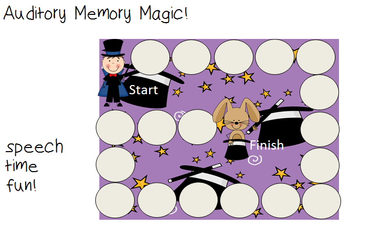 Auditory Memory Magic! - Speech Time Fun: Speech and Language Activities