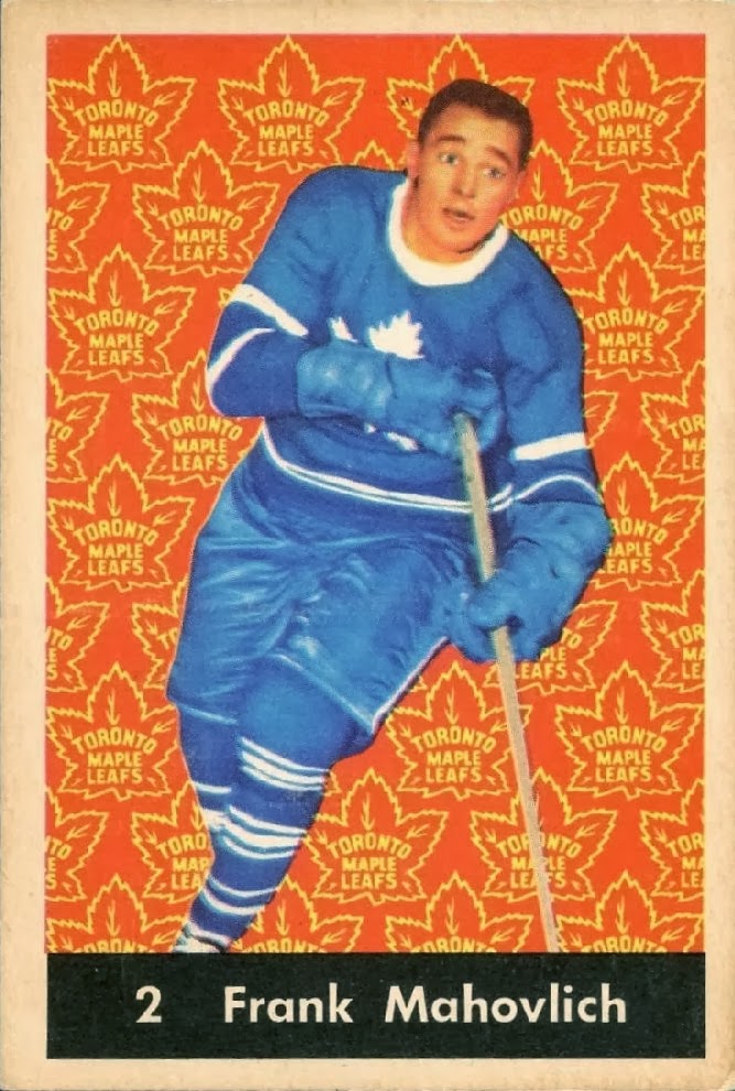 1961-62 Parkhurst Hockey Cards: Frank Mahovlich 1961-62 Parkhurst #2 1961-62 Parkhurst Hockey Cards: Frank Mahovlich 1961-62 Parkhurst #2