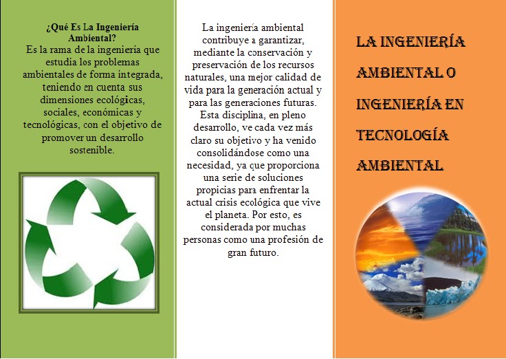 Triptico sobre la contaminacion ambiental - Imagui Triptico sobre la contaminacion ambiental - Imagui