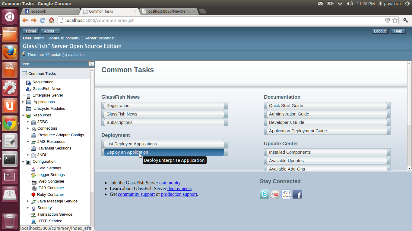 How to Deploy a war File Using GlassFish How to Deploy a war File Using GlassFish