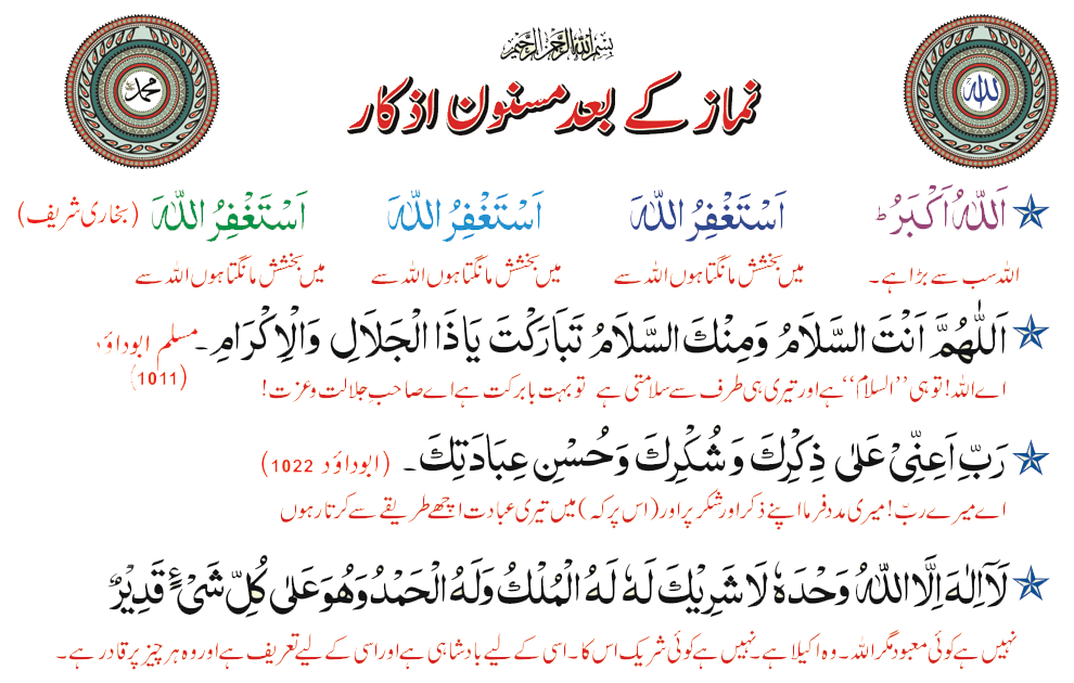 Reality Window (Haqiqat Ki Khirki): Namaz k Baad Masnoon Azkar (Urdu) Reality Window (Haqiqat Ki Khirki): Namaz k Baad Masnoon Azkar (Urdu)