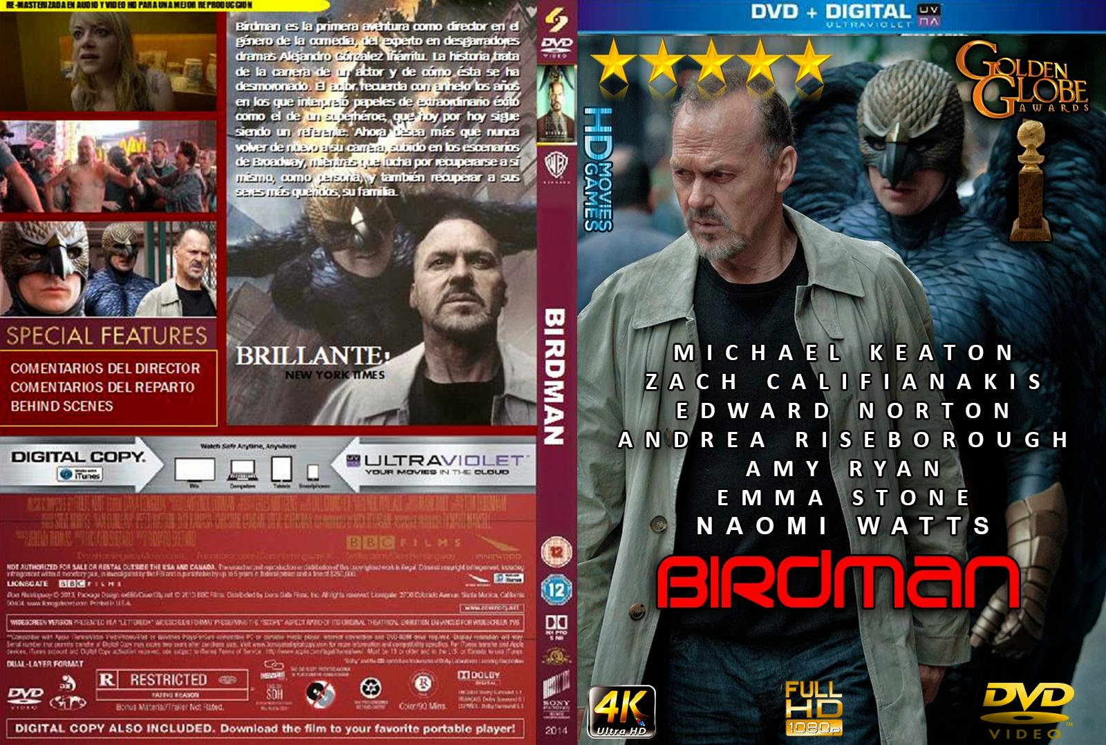 ESTRENOS EN BLU RAY: BIRDMAN