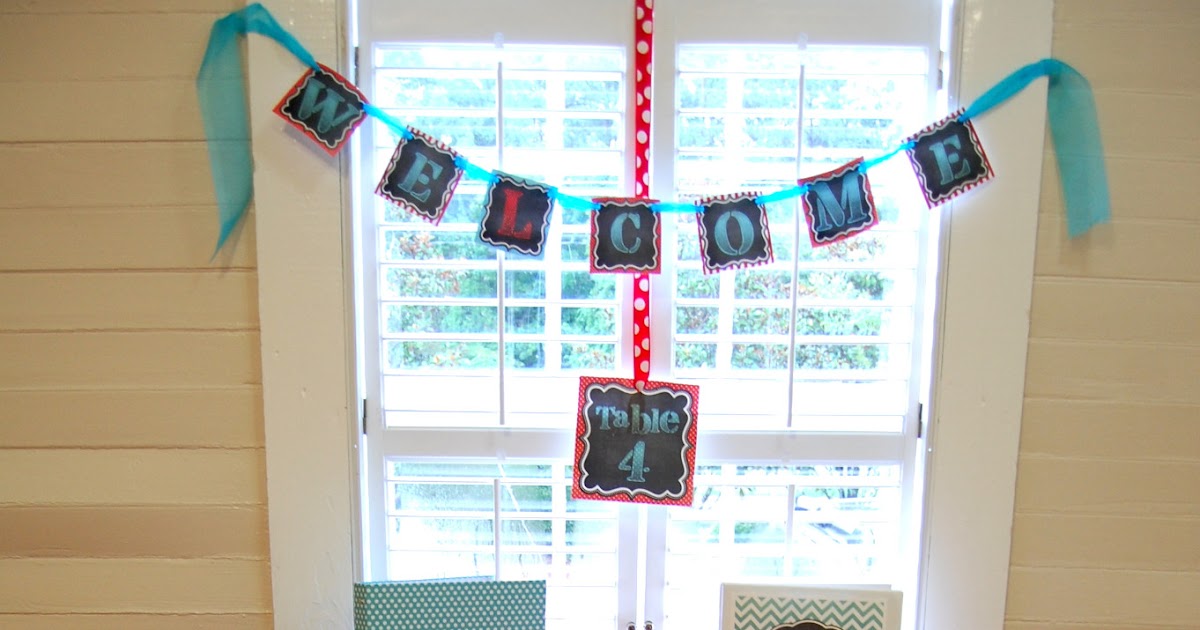 Red & Aqua Classroom Design Kit - Simply Sprout