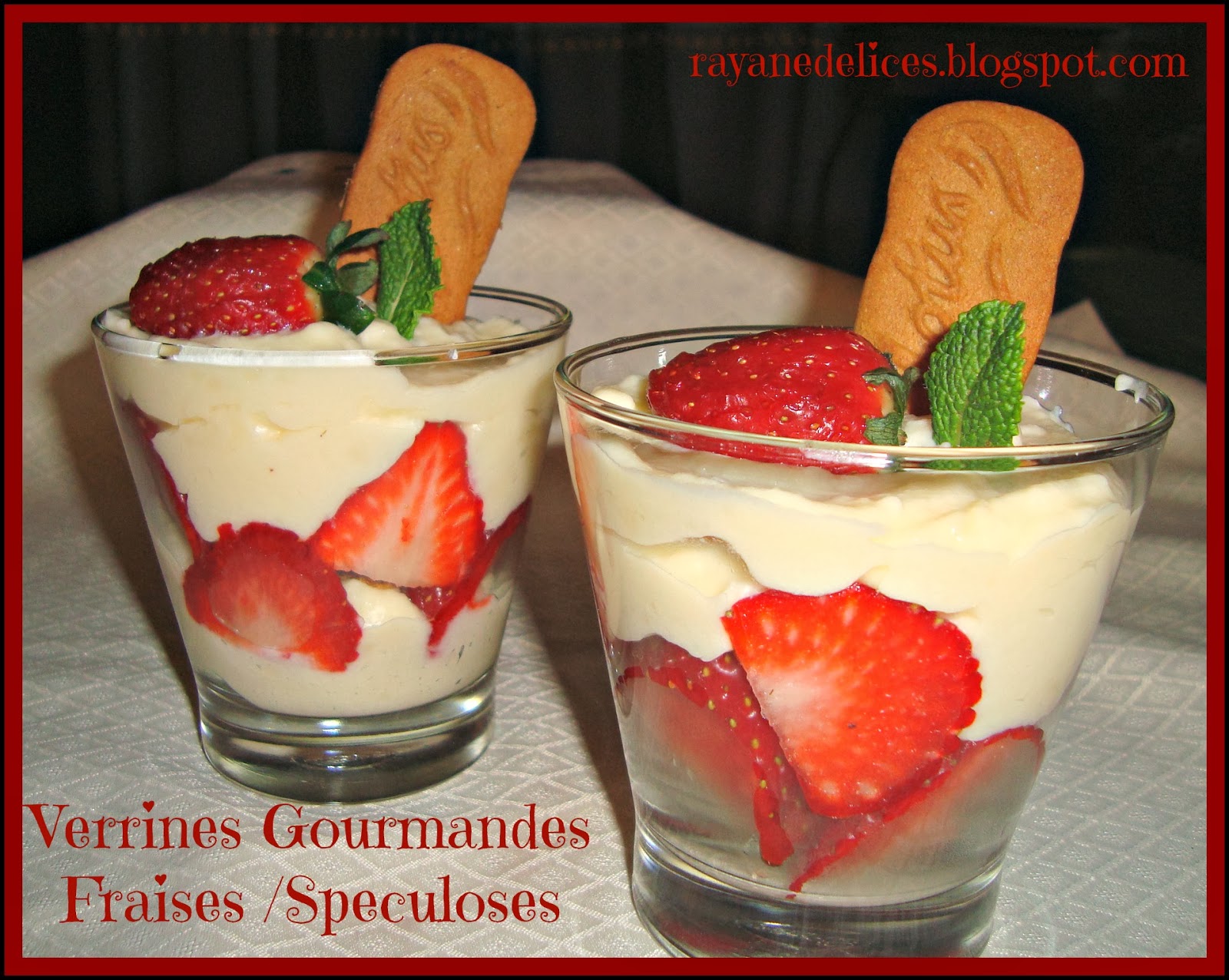 RAYAN DELICES: Soufflé Glacé Aux Fraises RAYAN DELICES: Soufflé Glacé Aux Fraises