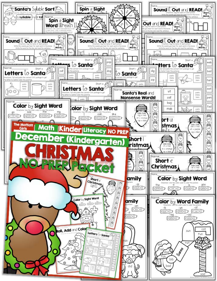 December FUN-Filled Learning with NO PREP!