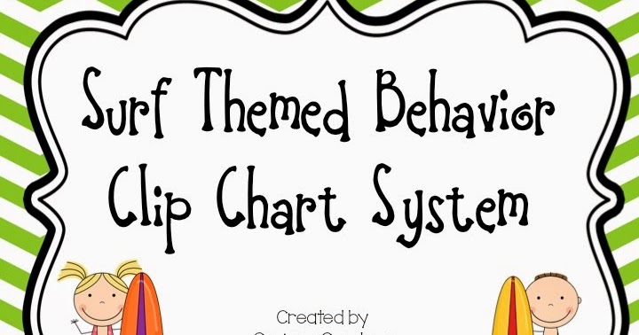 Surf's Up! Behavior Clip Chart Makeover - Surfin' Through Second