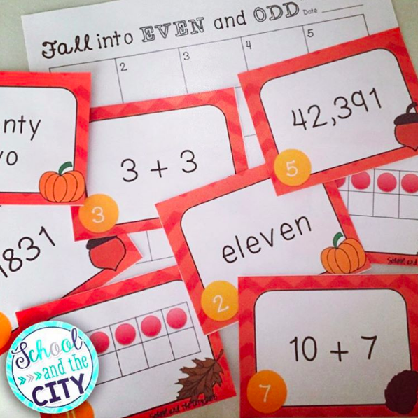 The Primary Peach: 4 Fun Fall Math Freebies