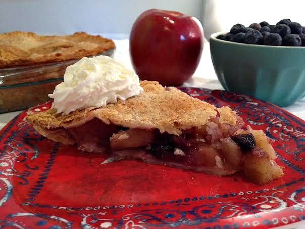 Berry Apple Pie for the 4th of July!