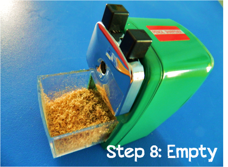 The 9 Verbs of Pencil Sharpening