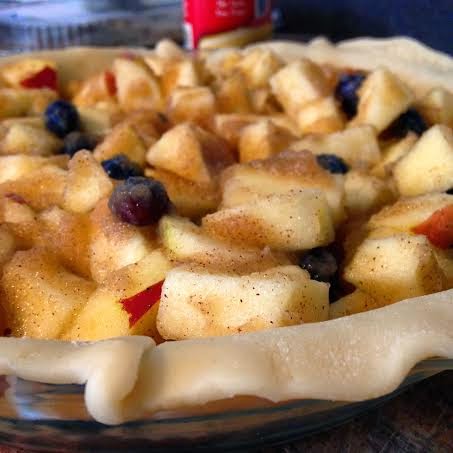 Berry Apple Pie for the 4th of July!