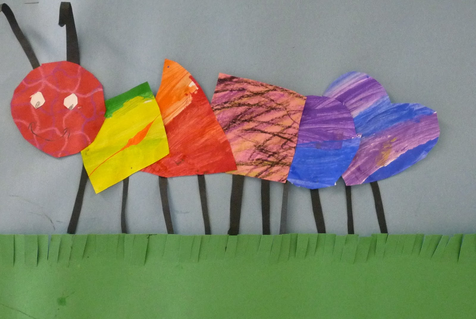 Art. Paper. Scissors. Glue!: Shapes Caterpillar