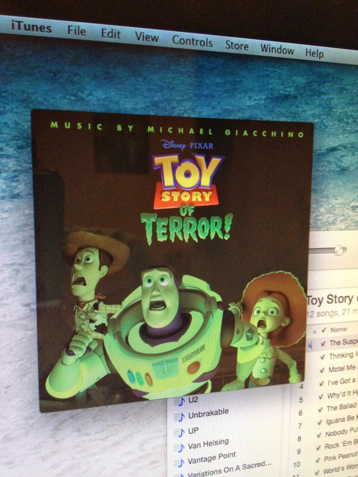 Dan the Pixar Fan: Toy Story of Terror: Soundtrack
