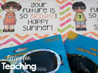 End of the Year Gift & FREEBIE - Recipe for Teaching