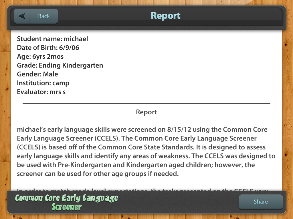 Introducing: Common Core Early Language Screener App - Speech Time Fun ...