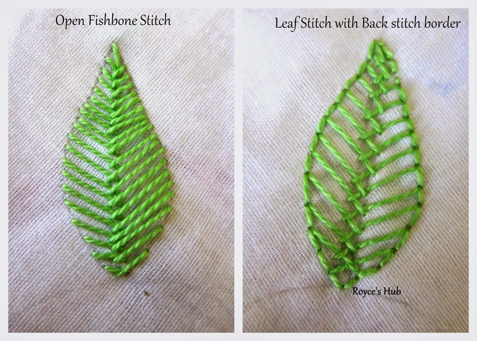 Royce s Hub Embroidery Stitches For Leaves Fishbone Stitch And Variations 2 royce-s-hub-embroidery-stitches-for-leaves-fishbone-stitch-and-variations-2