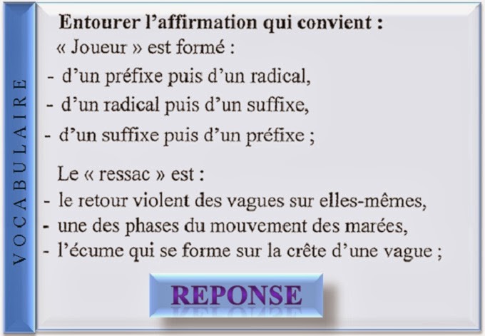 QCM-CONCOURS-GRATUITS: Exercices corrigés de vocabulaire - Exercices ... QCM-CONCOURS-GRATUITS: Exercices corrigés de vocabulaire - Exercices ...