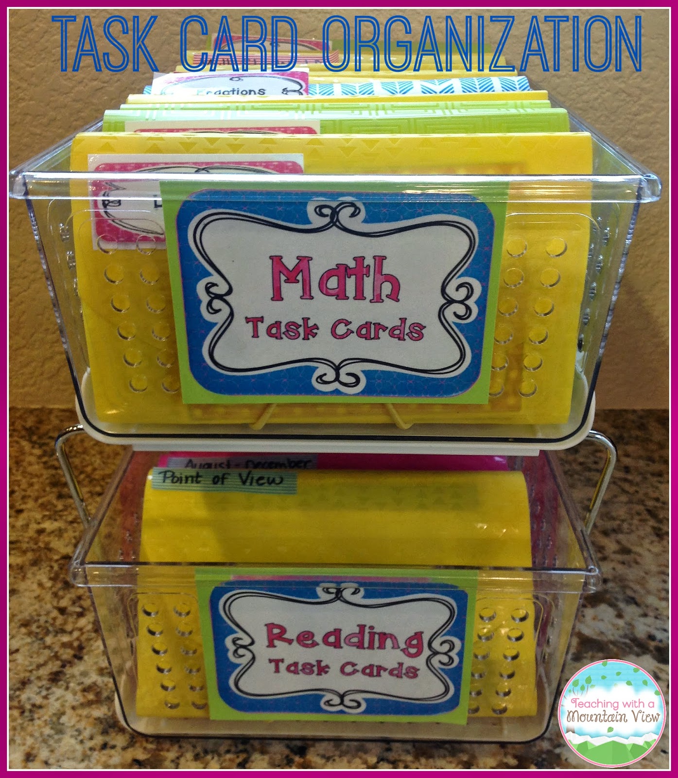 Task Card Corner: Task Card Storage & Organization Part 2