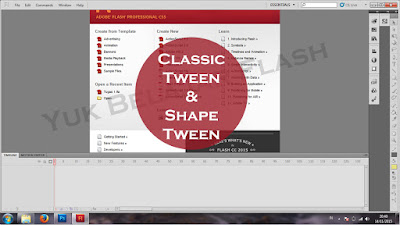 Classic Tween dan Shape Tween - Yuk Belajar Flash