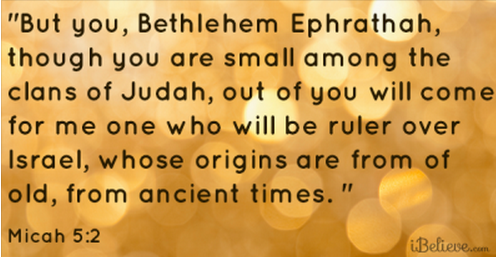 The Immaculate DECEPTION?” The Virgin Birth Lie!!: MICAH 5:2 was Jesus ...