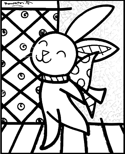 Romero Britto Coloring Pages Coloring Pages