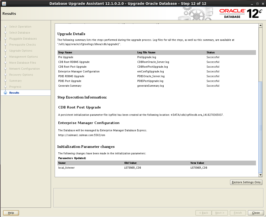 Oracle Database 12c Patch/Upgrade from 12.1.0.1 to 12.1.0.2 ... Oracle Database 12c Patch/Upgrade from 12.1.0.1 to 12.1.0.2 ...