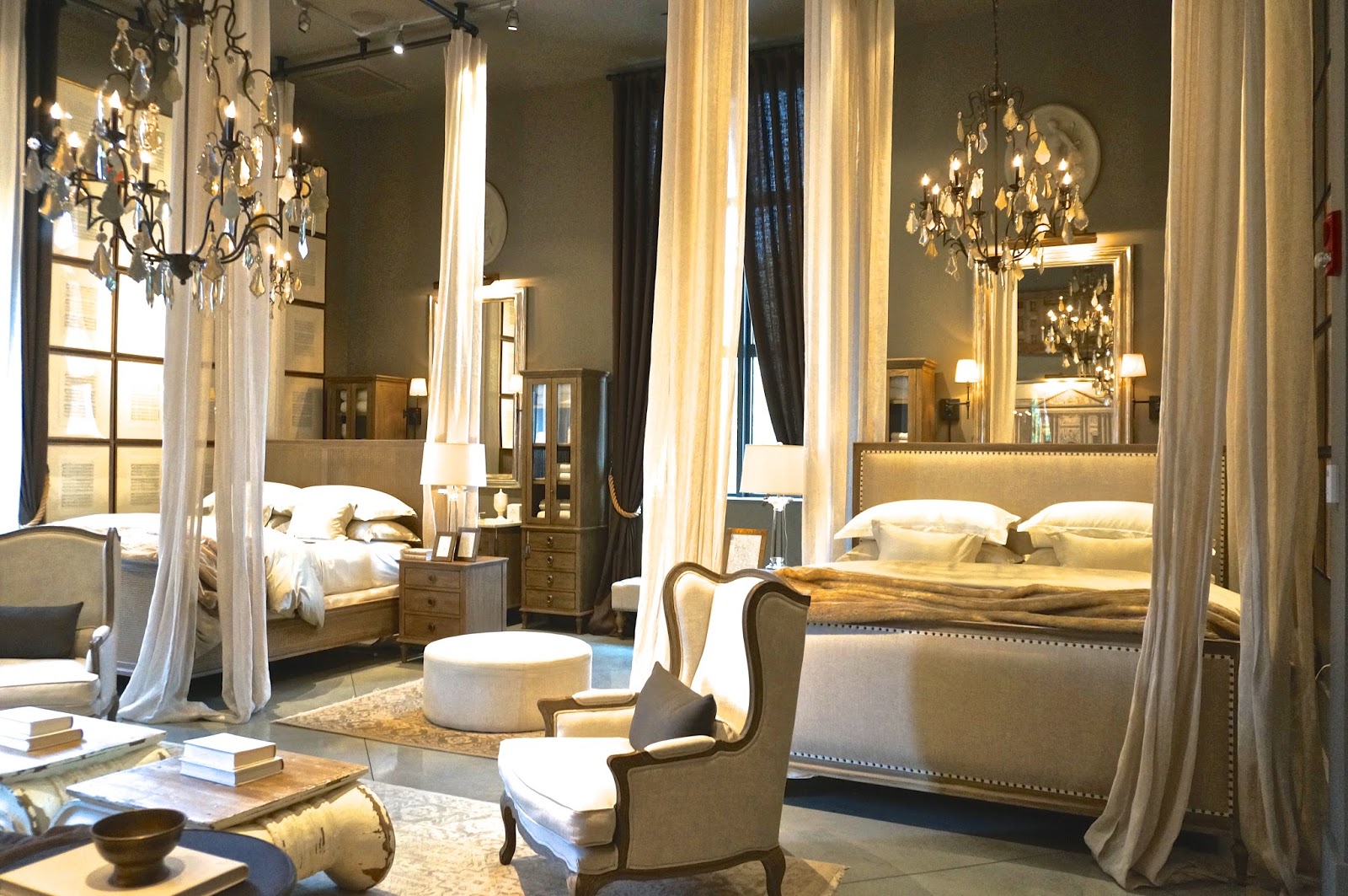 vignette design: A Visit To Boston Restoration Hardware