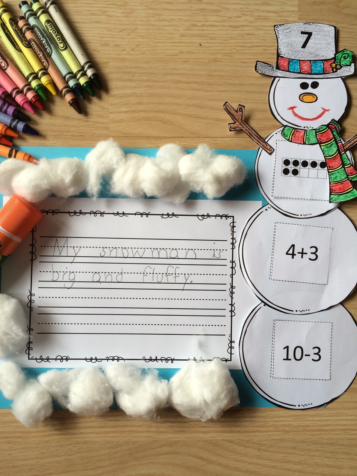 Winter Math Crafts - Loving Math