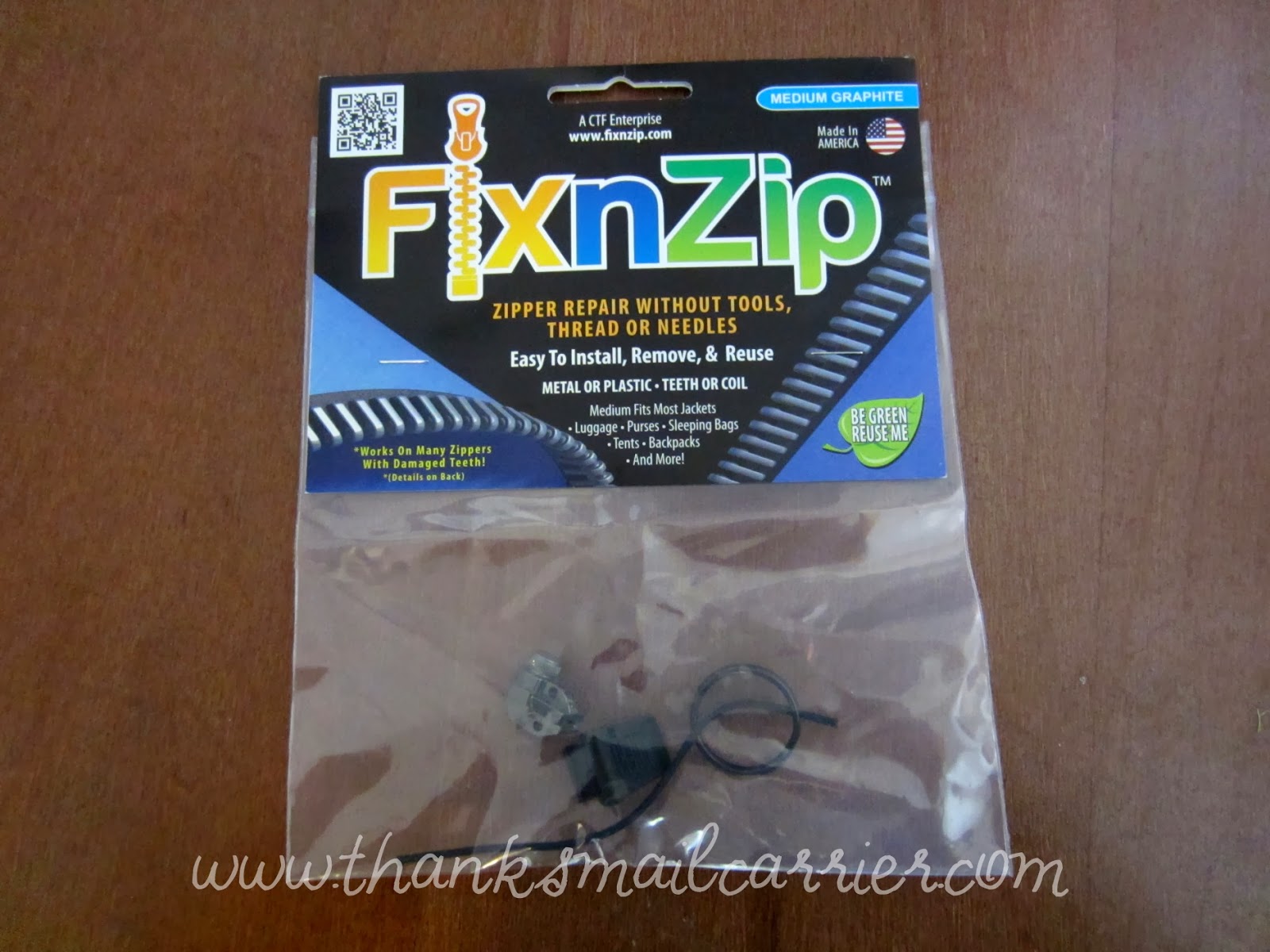 Thanks, Mail Carrier | Fix your Broken Zipper with the FixnZip! {Review}