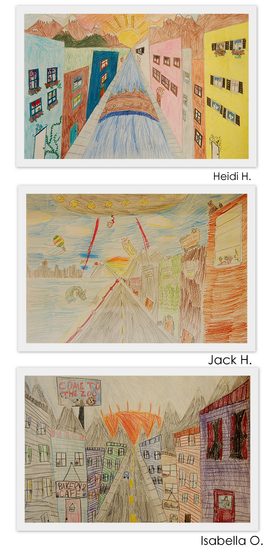 The New Hope Art Gallery: Middle School Art: 1 Point Perspective