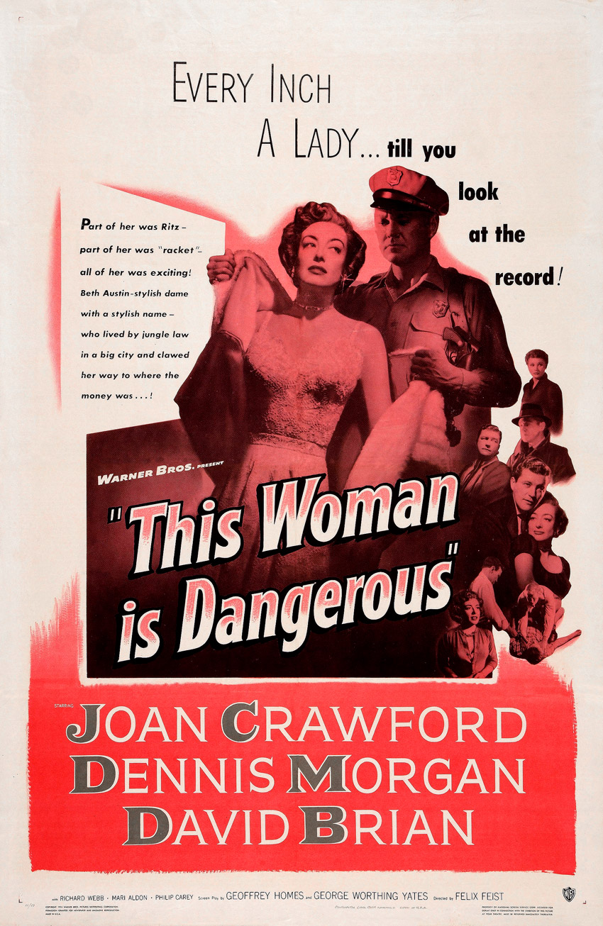 Where Danger Lives: Film Noir Movie Posters: JOAN CRAWFORD Where Danger Lives: Film Noir Movie Posters: JOAN CRAWFORD