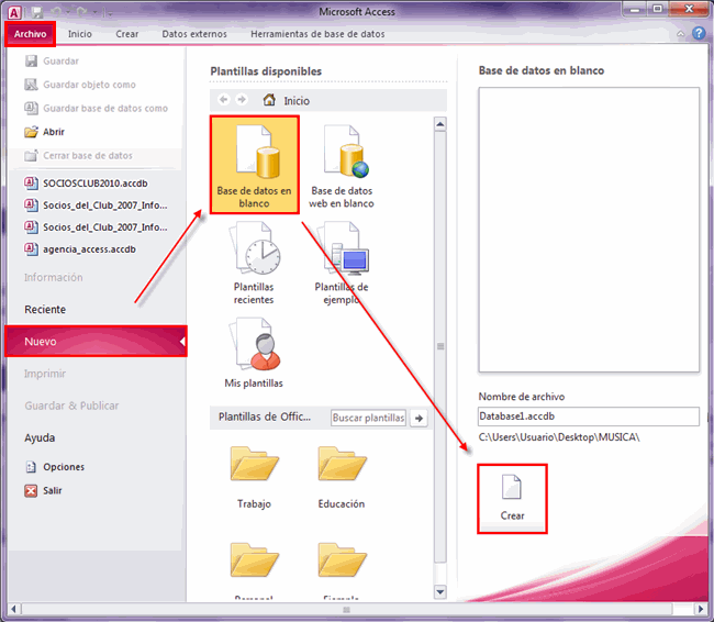 Base de datos- ACCESS