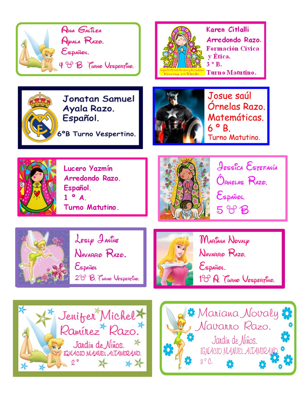 Etiquetas para libros y cuadernos gratis para imprimir - Imagui Etiquetas para libros y cuadernos gratis para imprimir - Imagui