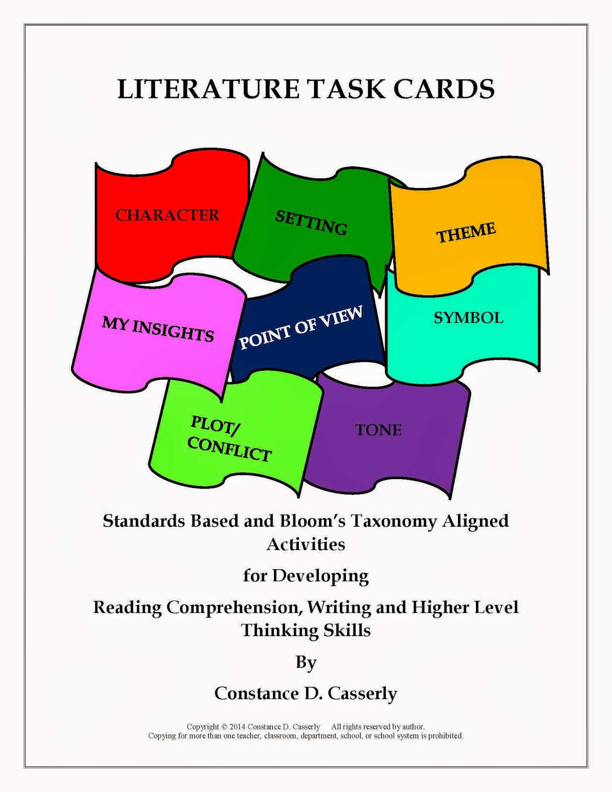 TEACH IT WRITE : Literature Task Cards