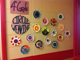 Happily Ever After...An Art Teacher's Fairy Teal: Circle Weaving