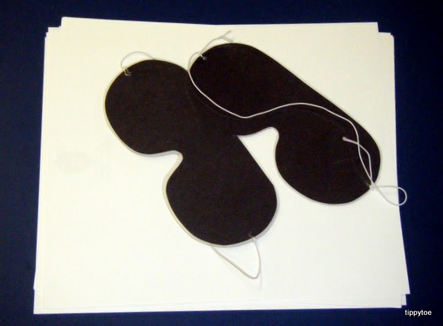 Tippytoe Crafts: Blindfolded Art