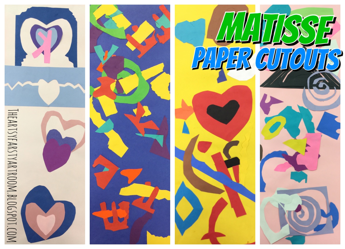 The Artsy Fartsy Art Room: Matisse Paper Cut-Outs with 2nd Grade (2015)
