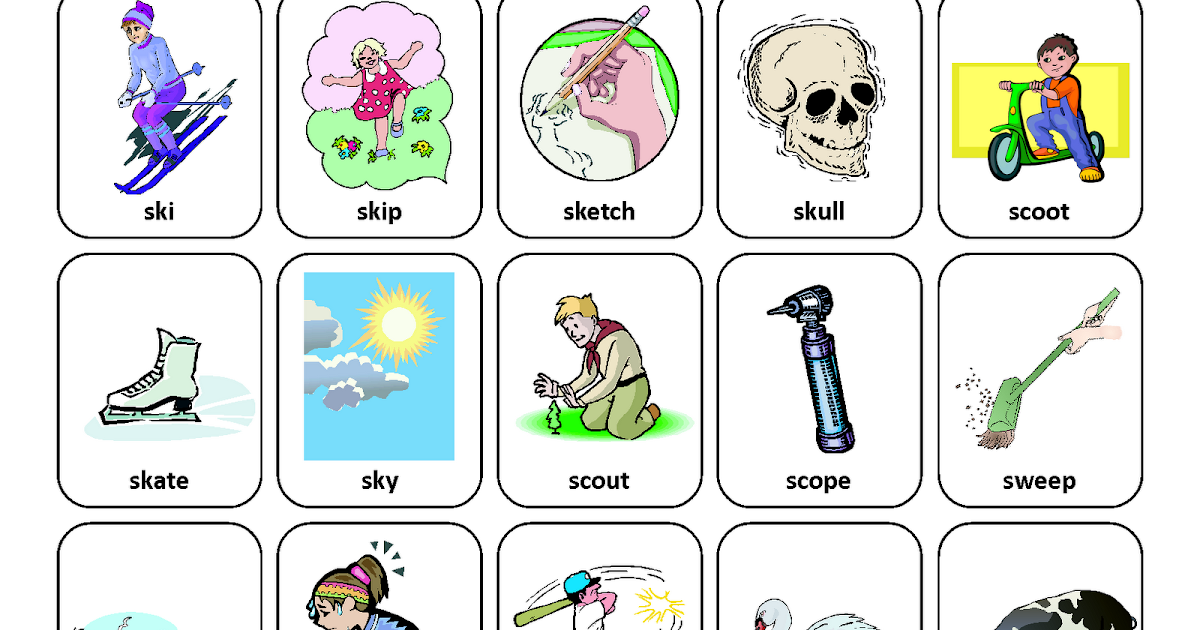 Testy yet trying: S-Blends (/sk/, /sw/): Free Speech Therapy ...