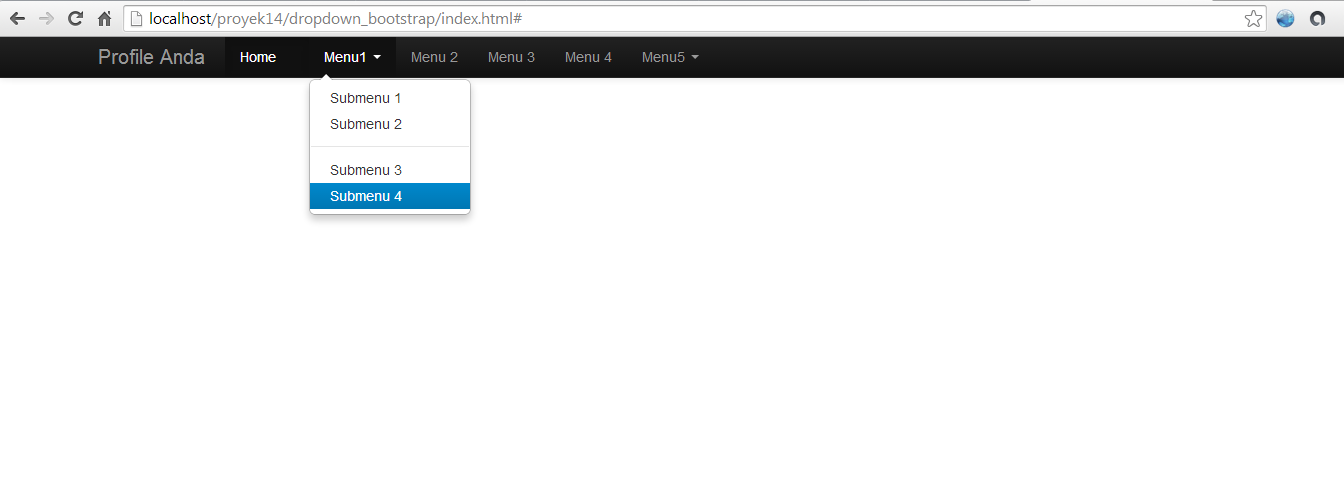 Tutorial Membuat Dropdown Menu dengan Bootstrap 3 | Bahasa Program Website Tutorial Membuat Dropdown Menu dengan Bootstrap 3 | Bahasa Program Website