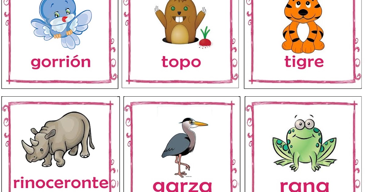 Memorama de animales ~ Educación Preescolar, la revista