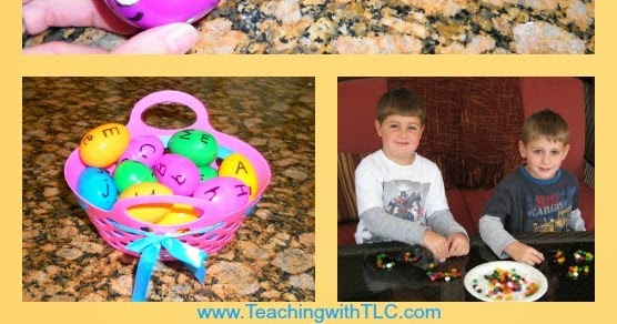 Teaching with TLC: FUN activities with plastic Easter eggs and jelly beans