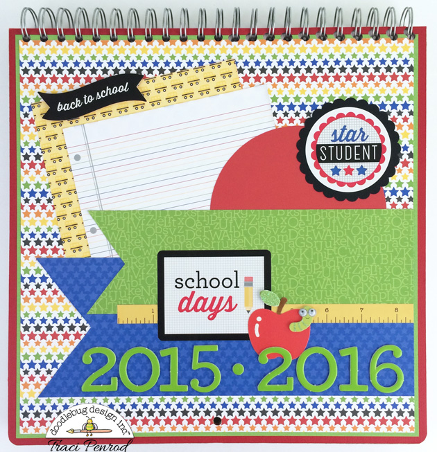 Doodlebug Design Inc Blog: Back to School: School Days Calendar by Traci