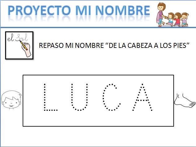 .::Un mundo de pequeñas cosas::.: 531.- Proyecto *Mi nombre ...