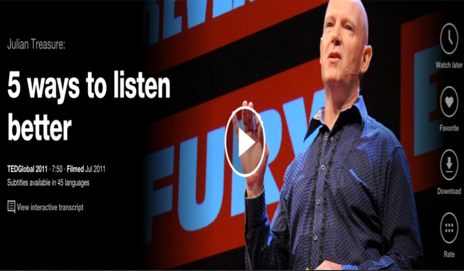 5 Great TED Talks on The Importance of Listening ~ Educational Technology
