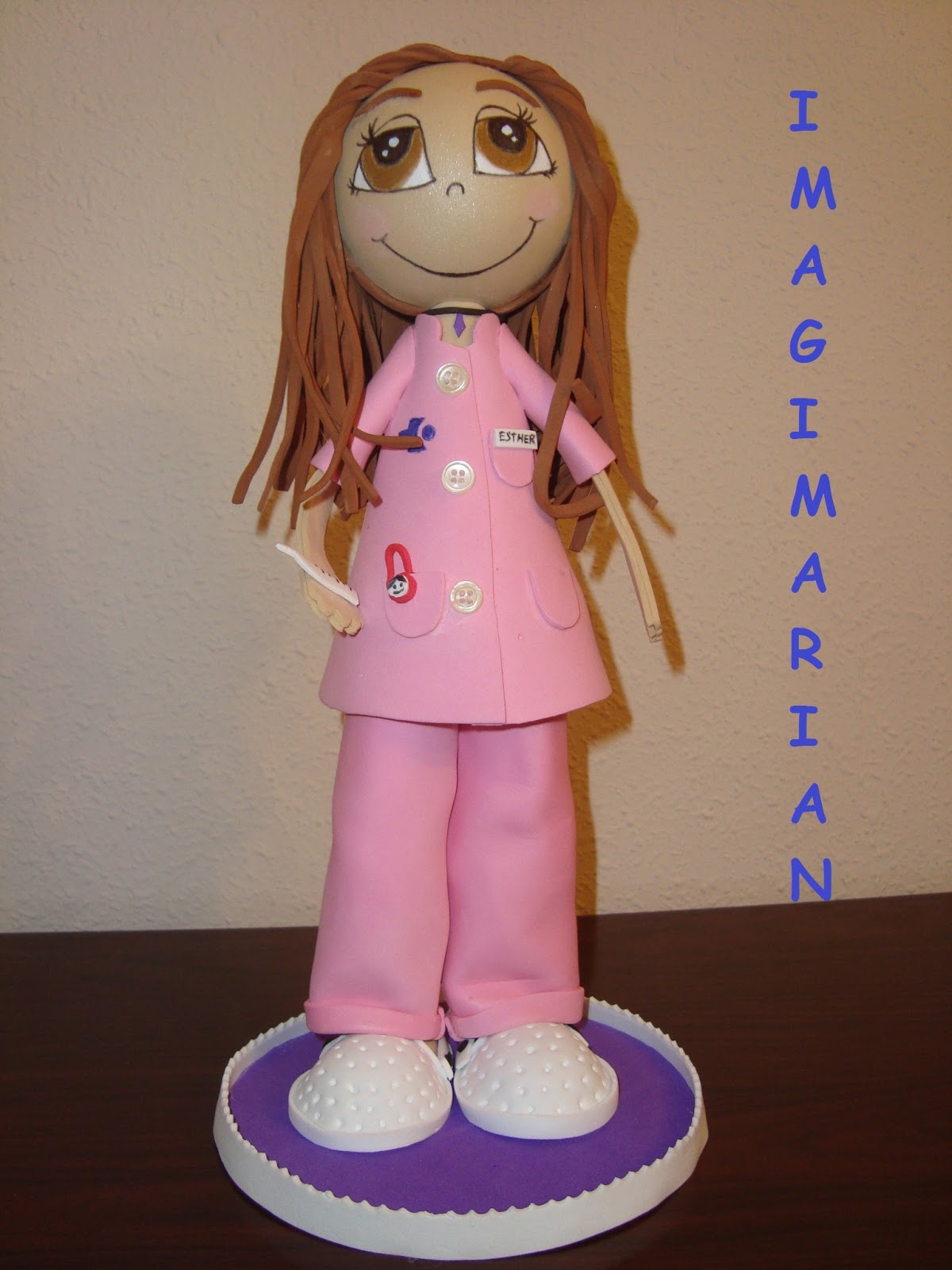 Como hacer fofuchas enfermeras - Imagui