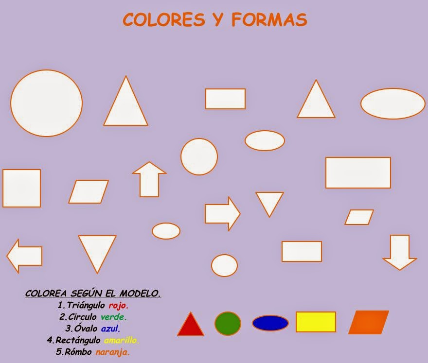 RECURSOS PARA TRABAJAR INFANTIL: Colores y formas.