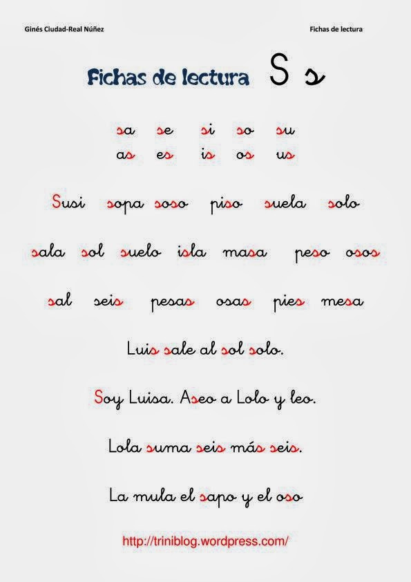 Palabras con s - Imagui