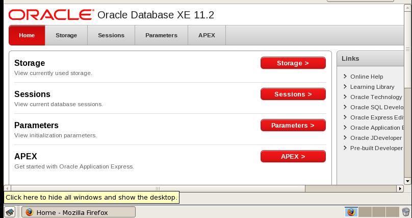 ORACLE DATABASE: Oracle Database 11g Express Edition (11.2) Beta ORACLE DATABASE: Oracle Database 11g Express Edition (11.2) Beta