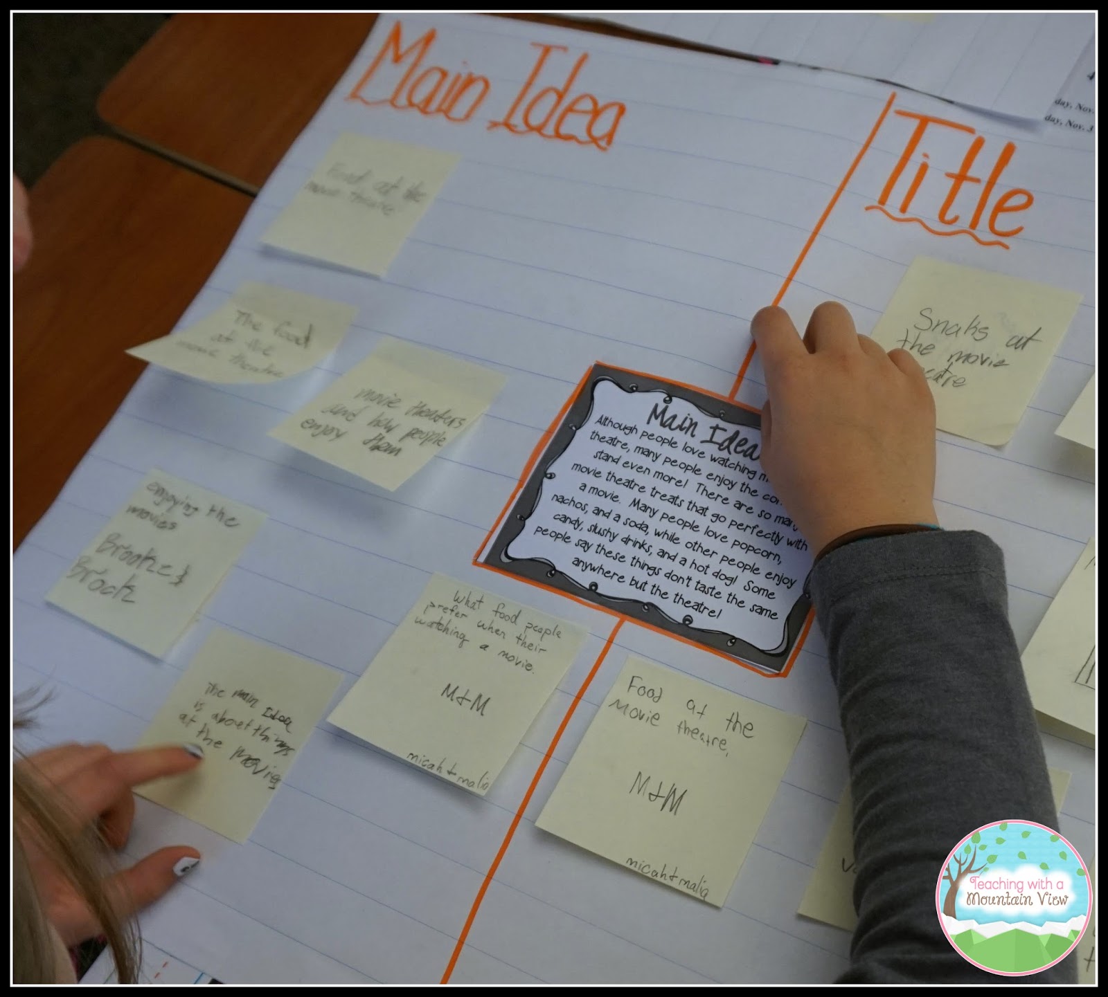 Teaching With A Mountain View A Quick And Easy Main Idea Activity teaching-with-a-mountain-view-a-quick-and-easy-main-idea-activity